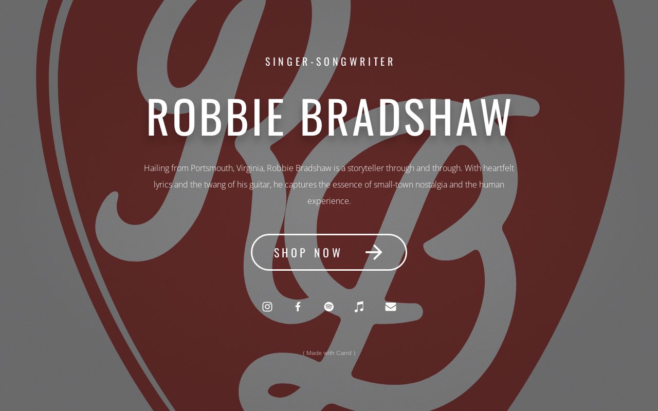 Robbie Bradshaw Music